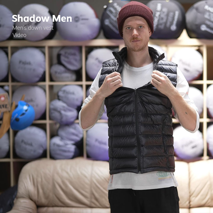 Men's down vest - Shadow Men