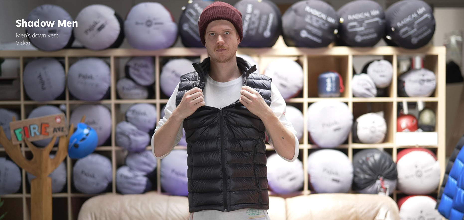 Men's down vest - Shadow Men