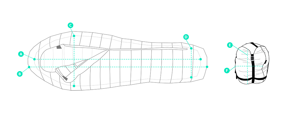 Winter sleeping bag (–18°C) - Core 950