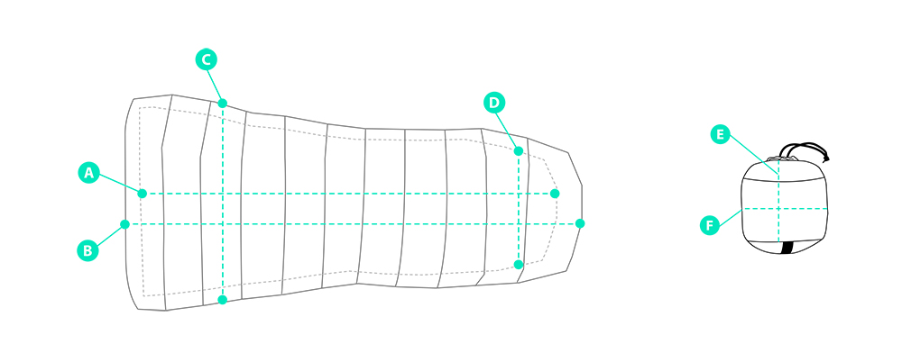 Ultralight down sleeping bag (9°C) - Radical ULX